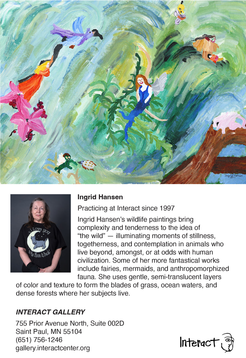 Ingrid Hansen, Pack of 6 Greeting Cards – Interact Gallery