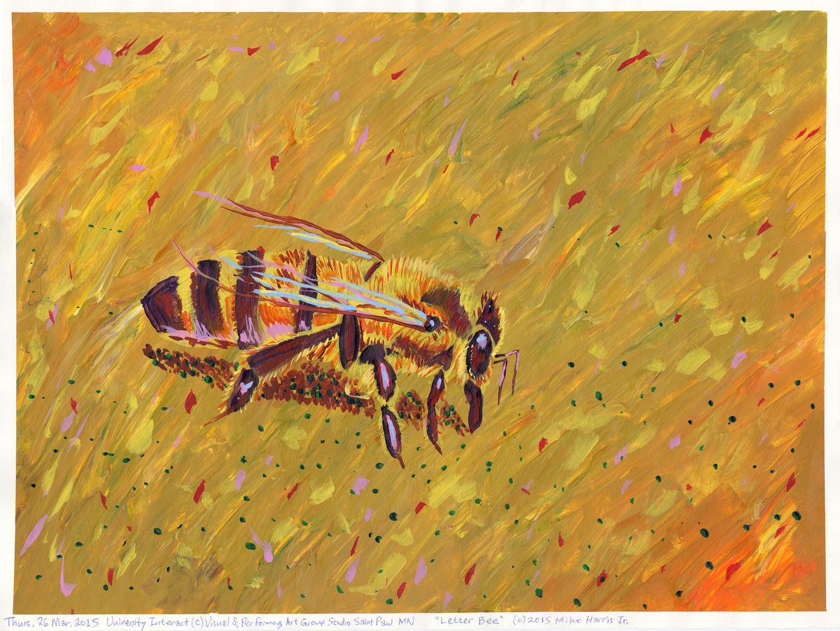 Mike Harris Jr. "Letter Bee" – Interact Gallery