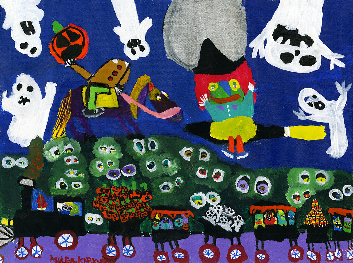 Ashlea Karkula, "Halloween Train" – Interact Gallery