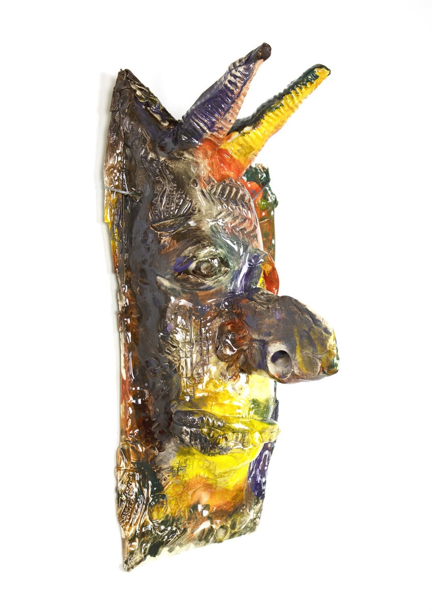 Bill Crane, Untitled (Horned Mask) – Interact Gallery
