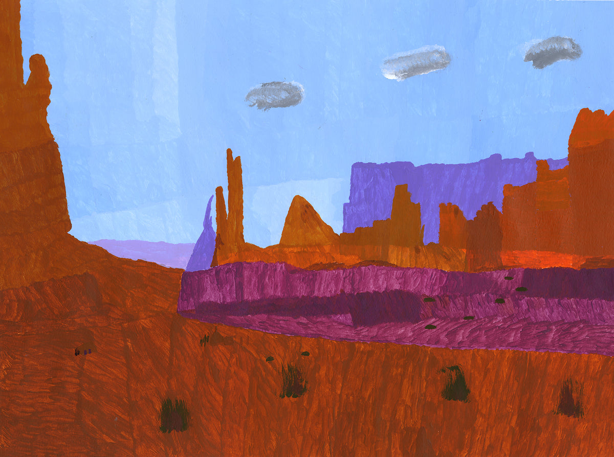 Carl Clark, "Canyon Sunset" – Interact Gallery