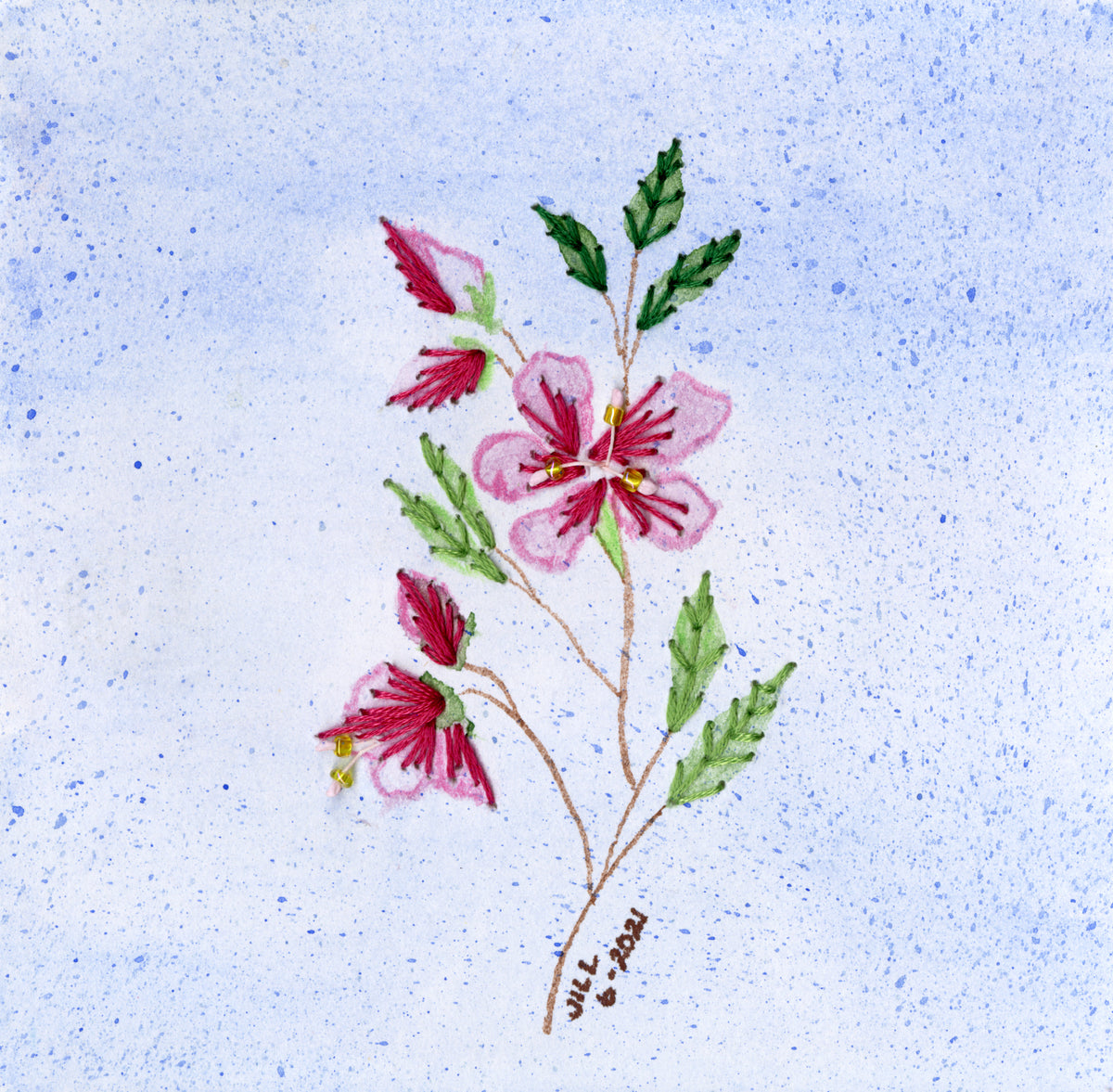 Jill Reedy, "Bloomin' Stitches" – Interact Gallery